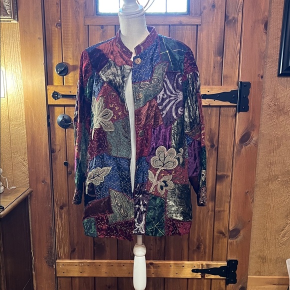 indigo moon | Jackets & Coats | Indigo Moon X Patchwork Bohemian Jacket ...